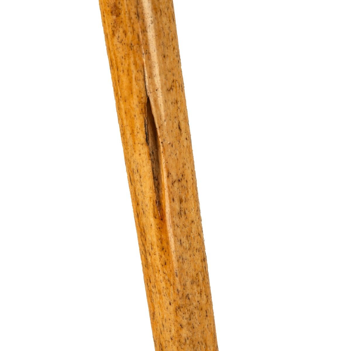 The substantial plain whaler’s cane of Oliver Wilkins For Sale at 1stDibs