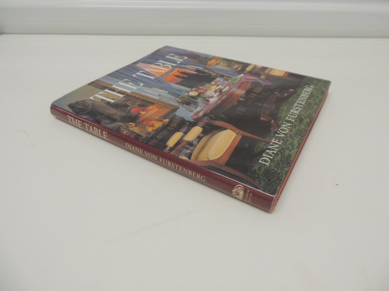 The Table Book by Diane Von Furstenberg Hardcover Book For Sale at 1stDibs