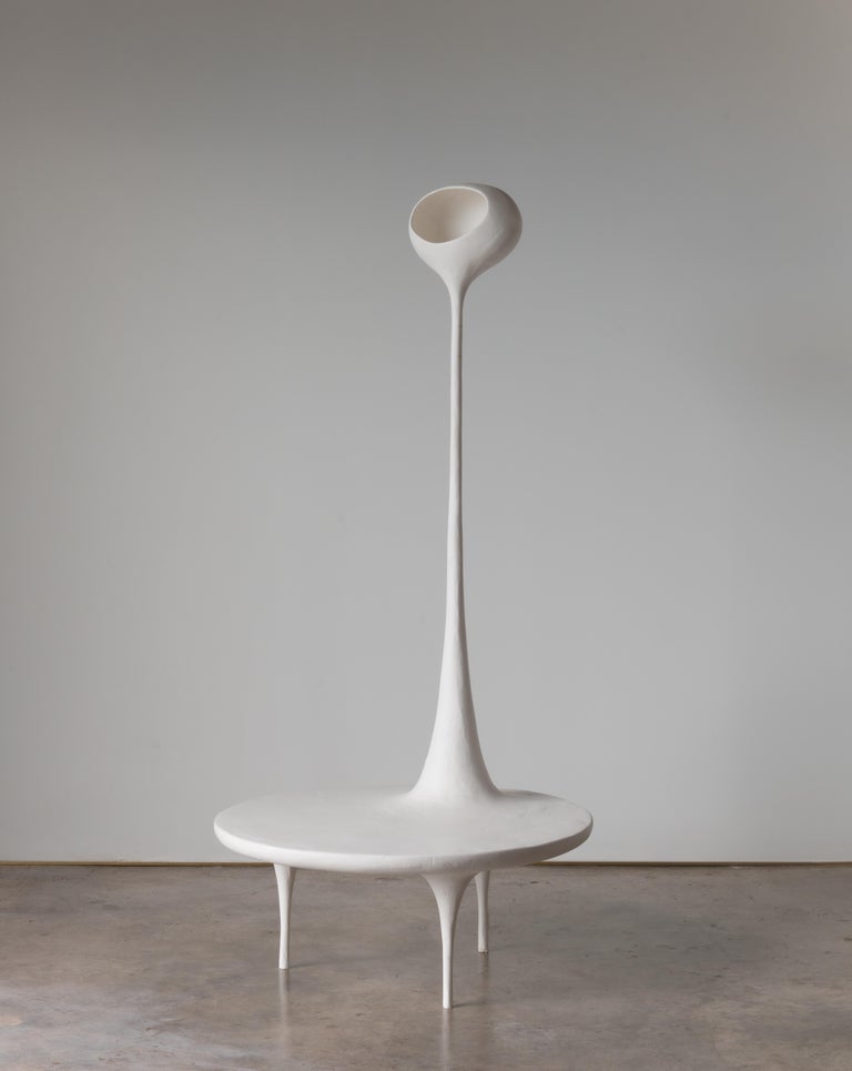 Table That Dreamed 'of Being Light' in Polished Plaster by Reynold ...