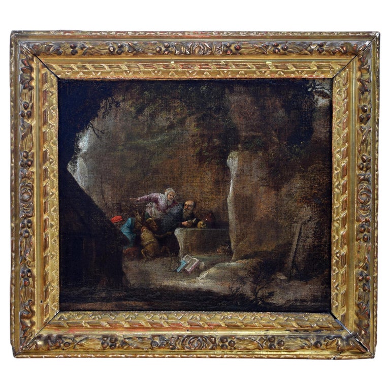 The temptation of St Anthony. Oil on canvas. 17th c., after David ...
