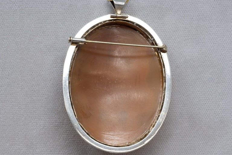 The Three Graces Carved Cameo in Gilt Silver For Sale at 1stDibs