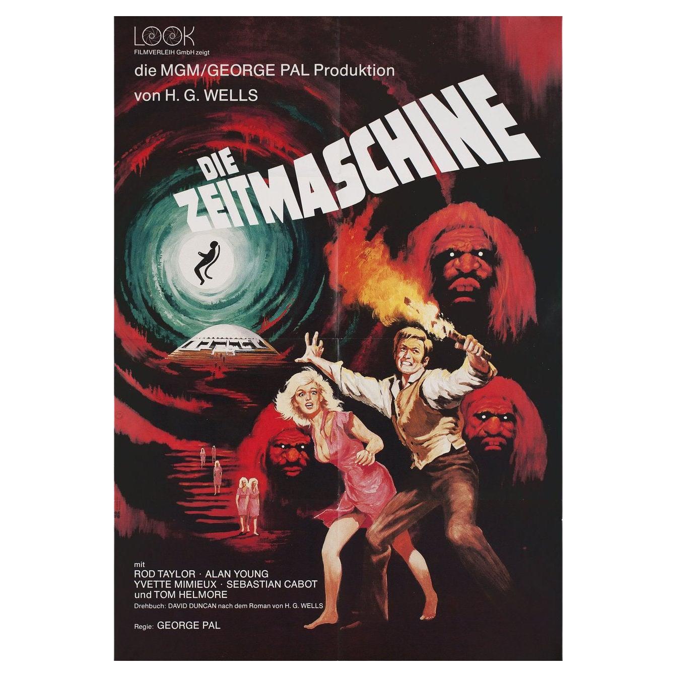 The Time Machine R1970s German A1 Film Poster For Sale at 1stDibs