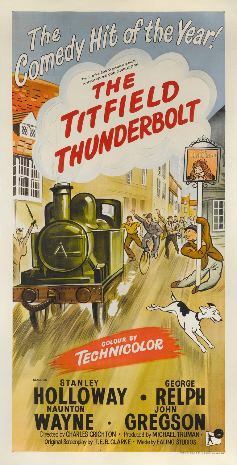 "The Titfield Thunderbolt" Movie Poster For Sale at 1stDibs
