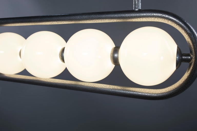 The Twin Light with Integrated LED and Brass For Sale at 1stDibs