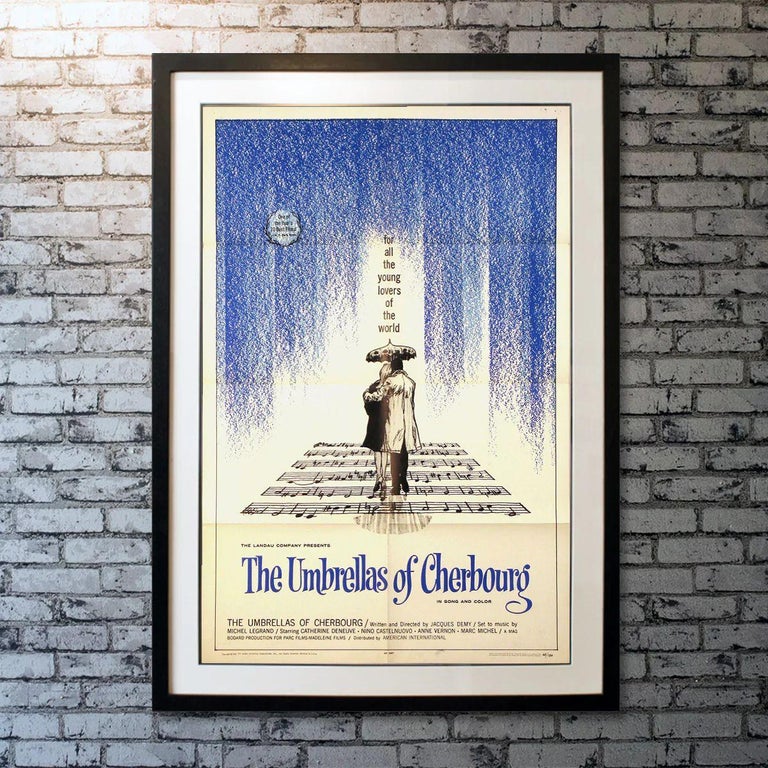 The Umbrellas of Cherbourg, Unframed Poster, 1976 For Sale at 1stDibs