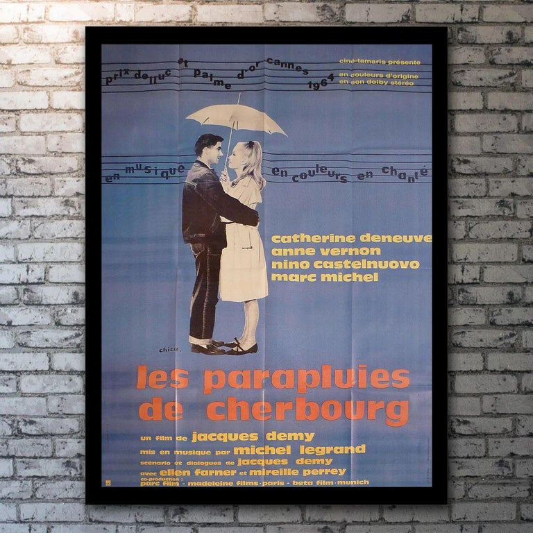 The Umbrellas of Cherburg, Unframed Poster, 1980's For Sale at 1stDibs