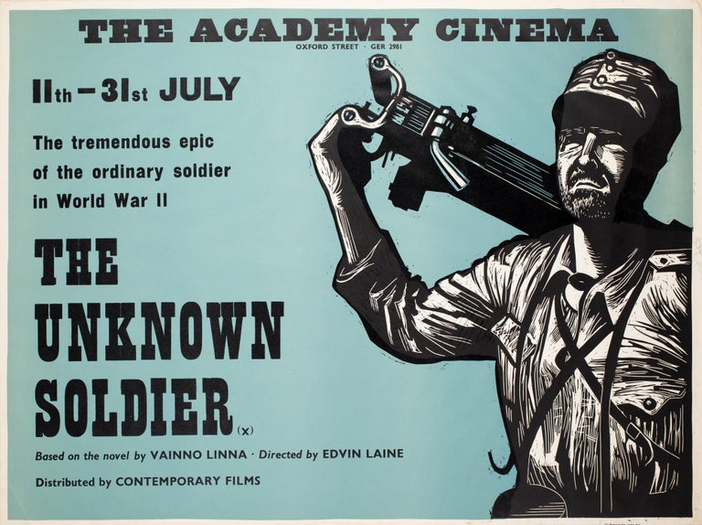 "The Unknown Soldier", 1970s Academy Cinema UK Quad Film Poster ...