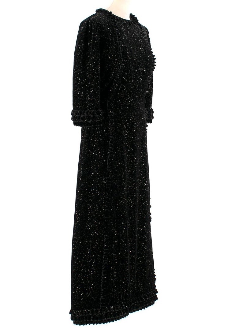 The Vampire's Wife Street Sweeper Sparkle Velvet Cate Dress SIZE 14 at ...