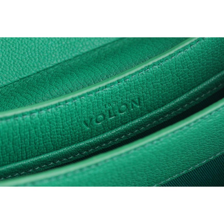 The Volon Black Leather Data Alice Small Crossbody Shoulder Box Bag ...