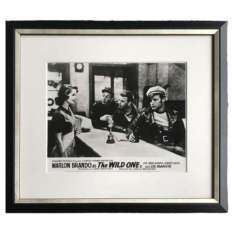 The Wild One, Framed Poster, 1953 For Sale at 1stDibs