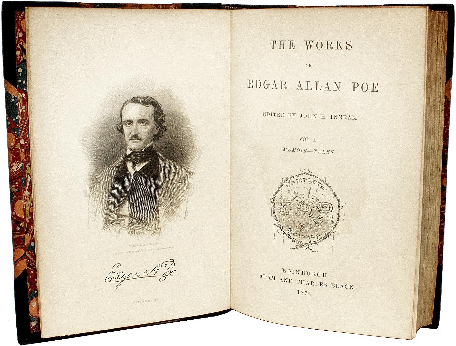 The Works Of Edgar Allen Poe. 4 vols. 1874 - IN A CONTEMPORARY MOROCCO ...