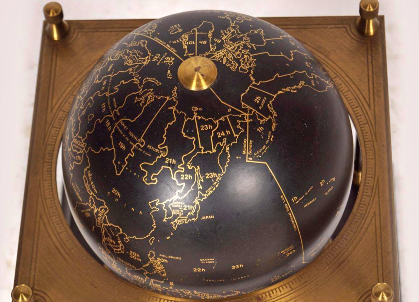 World Clock of the Royal Geographical Society 20th Century at 1stDibs ...