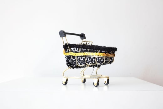 Theda Sandiford - Shopping Cart: 'The Great Resignation Baggage Cart ...