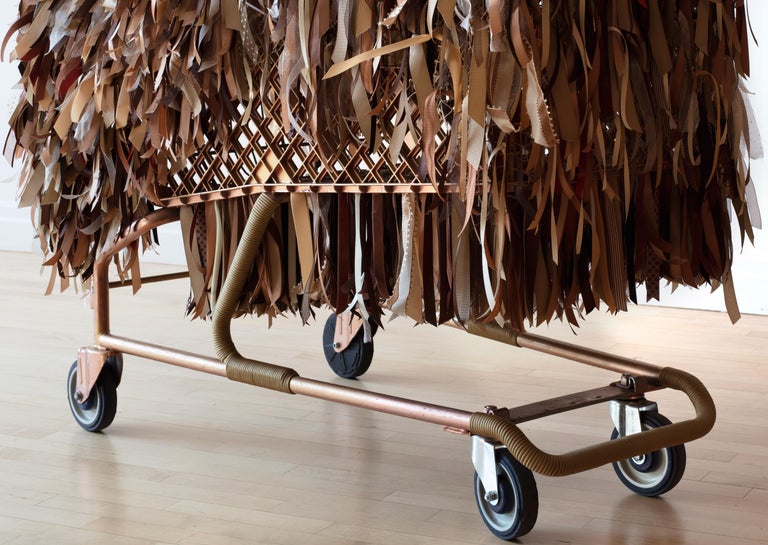 Theda Sandiford - Large Sculpture: 'Lady Whistlesdown Baggage Cart ...