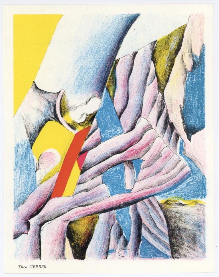 Theo Gerber - original lithograph For Sale at 1stDibs