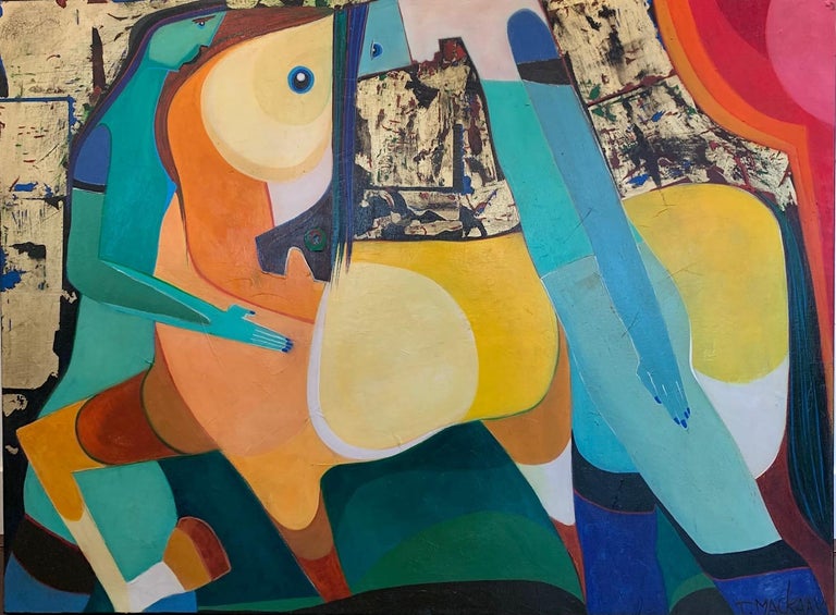 Theo Mackaay - Long Distance Love Oil Painting on Canvas Horse ...