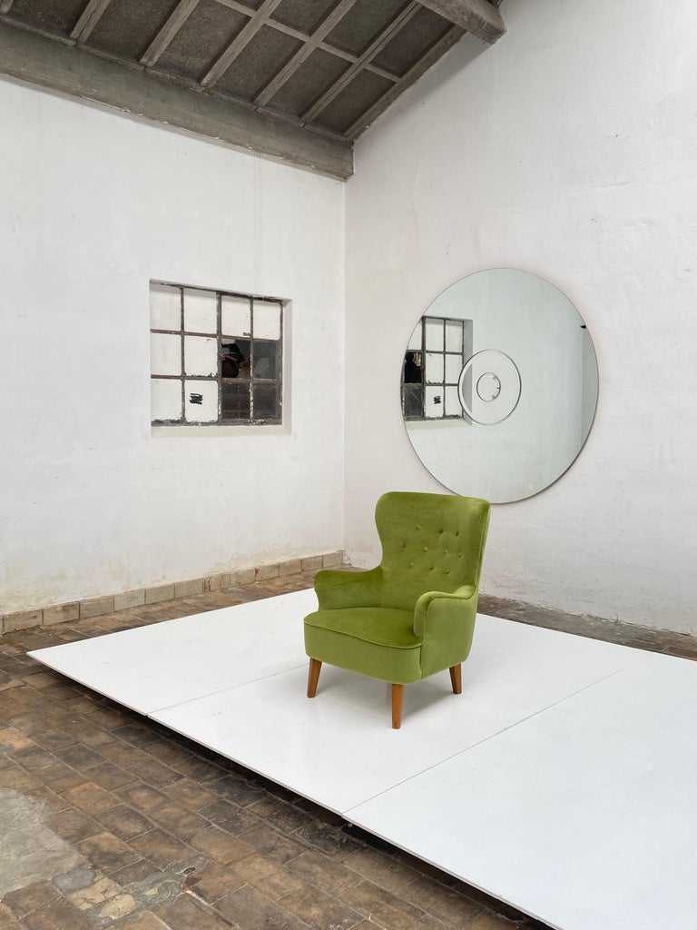 Theo Ruth Lounge Chair Artifort 1950's NEW Mohair Velvet Wool Fabric ...