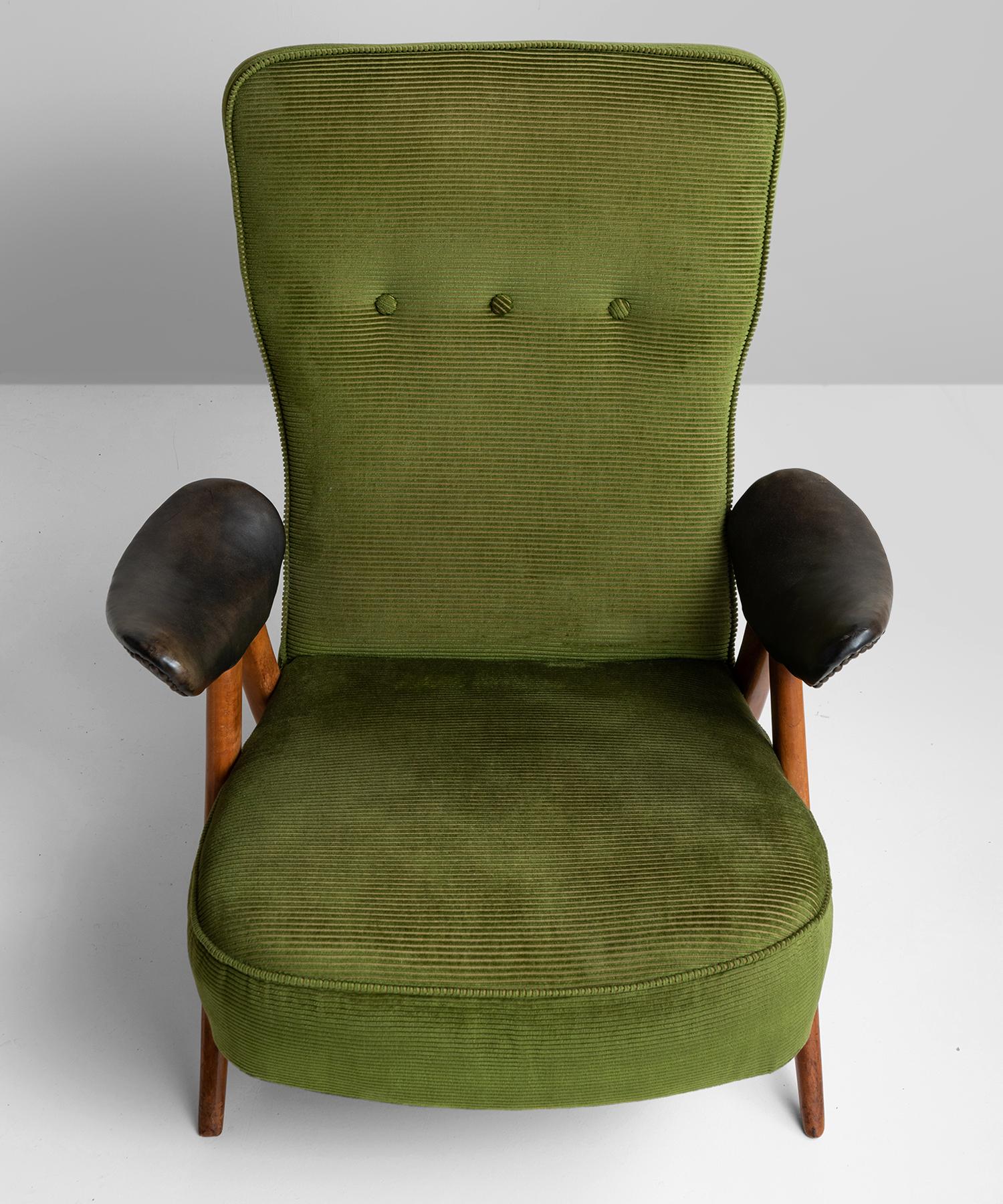 Theo Ruth Model 105 Armchairs at 1stDibs