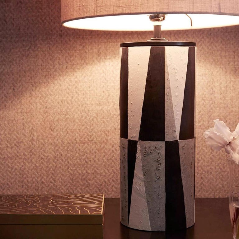 Theo Table Lamp in Earthenware For Sale at 1stDibs