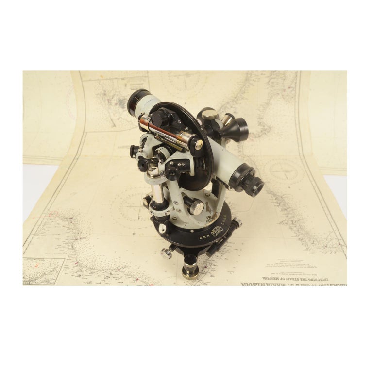 1920s Carl Zeiss Brass Antique Theodolite Surveyor's Measurement ...