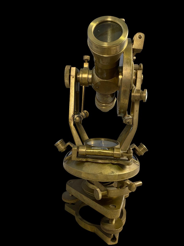 Theodolite, Scientific Instrument, 20th Century For Sale at 1stDibs