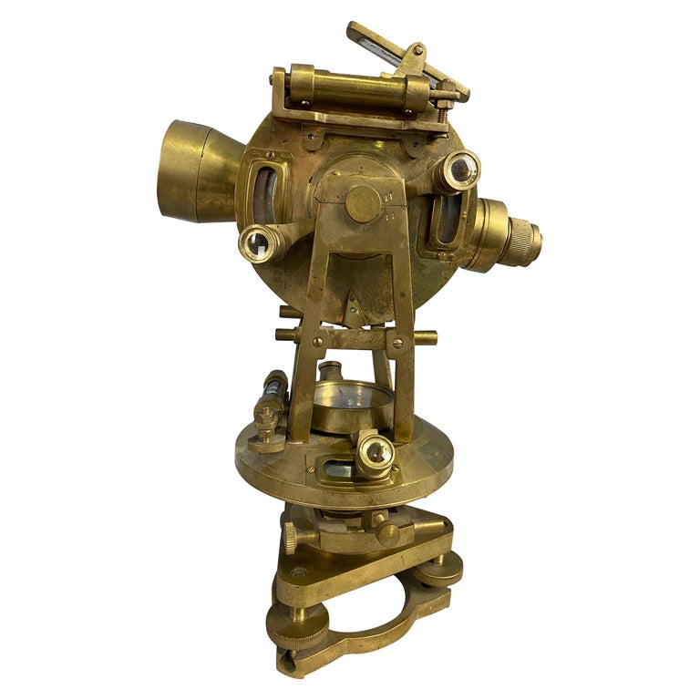 Theodolite, Scientific Instrument, 20th Century For Sale at 1stDibs