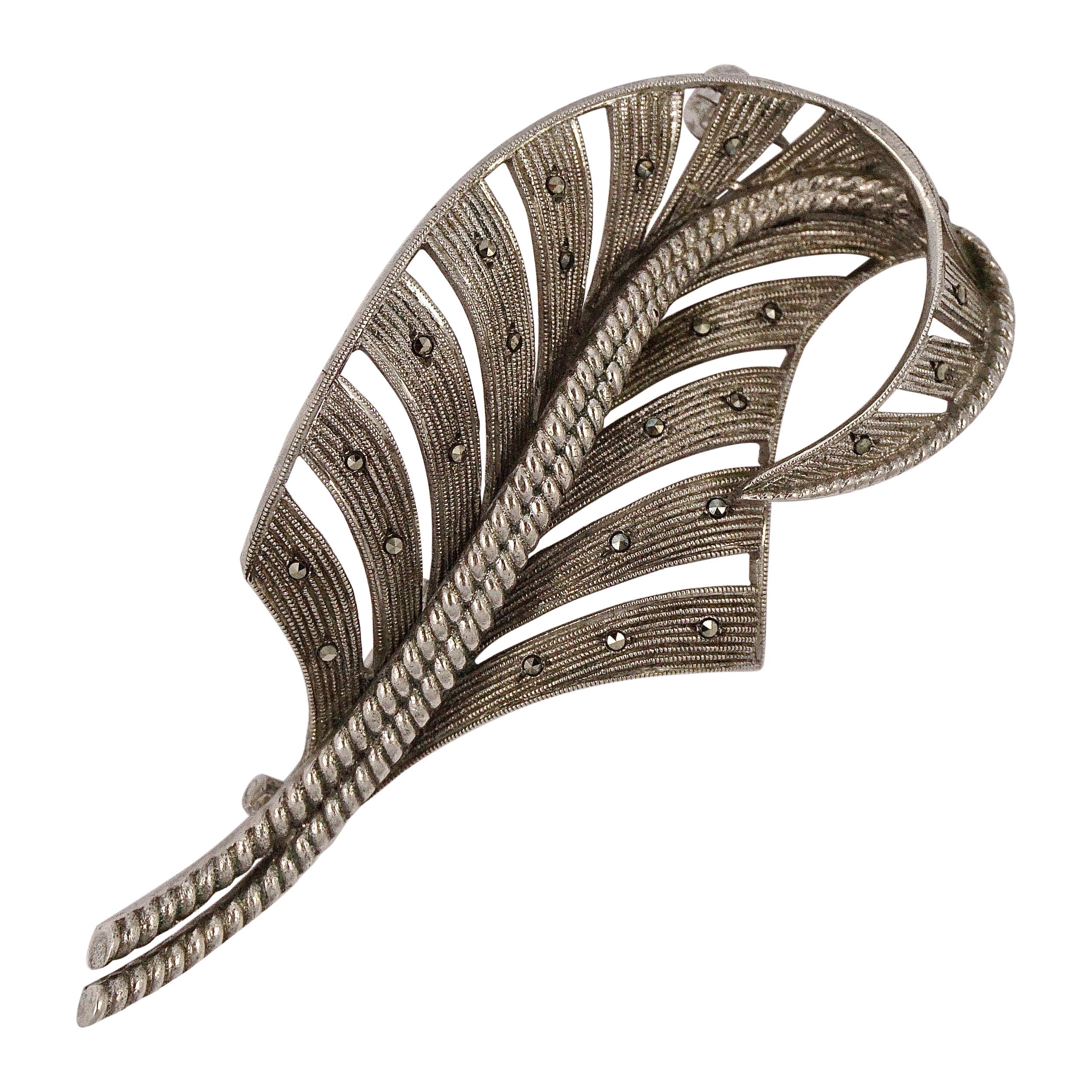 Theodor Fahrner Antique Silver Brooch For Sale at 1stDibs