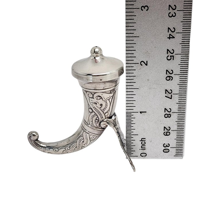 Theodor Olsens Norway Sterling Silver Viking Horn Pepper Shaker For ...