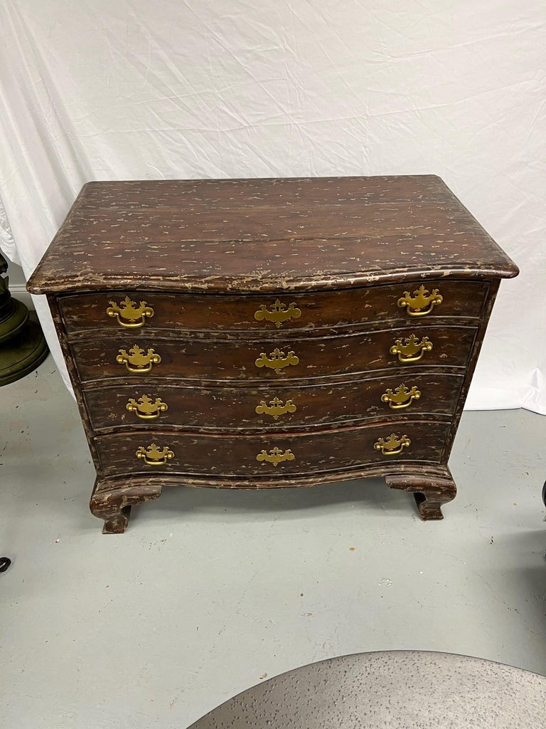 Theodore Alexander Chest or Commode Four Drawers, Brass Handles Unique ...