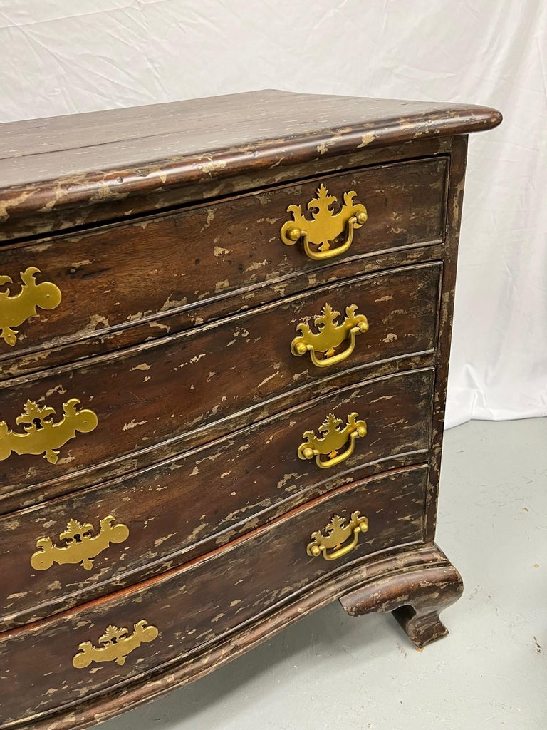 Theodore Alexander Chest or Commode Four Drawers, Brass Handles Unique ...
