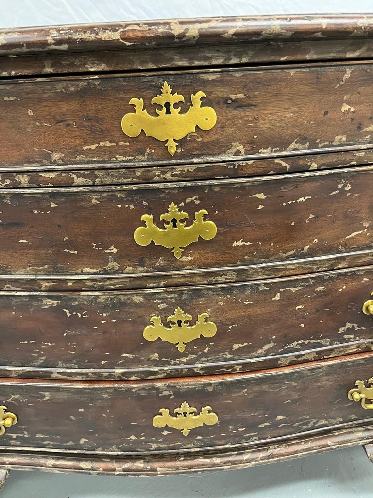 Theodore Alexander Chest or Commode Four Drawers, Brass Handles Unique ...