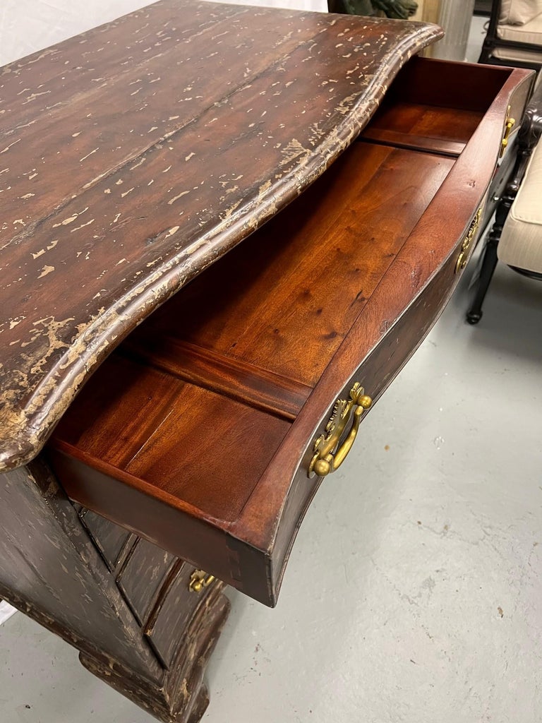 Theodore Alexander Chest or Commode Four Drawers, Brass Handles Unique ...