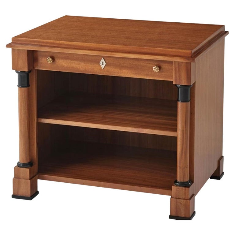 Theodore Alexander French Empire Style Mahogany Josef Nightstand Table ...