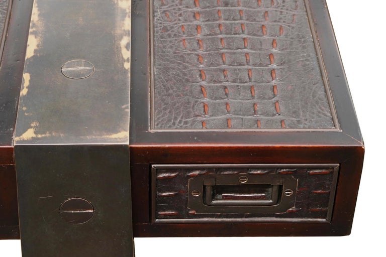 Theodore Alexander Leather Partners Desk For Sale at 1stDibs | theodore ...