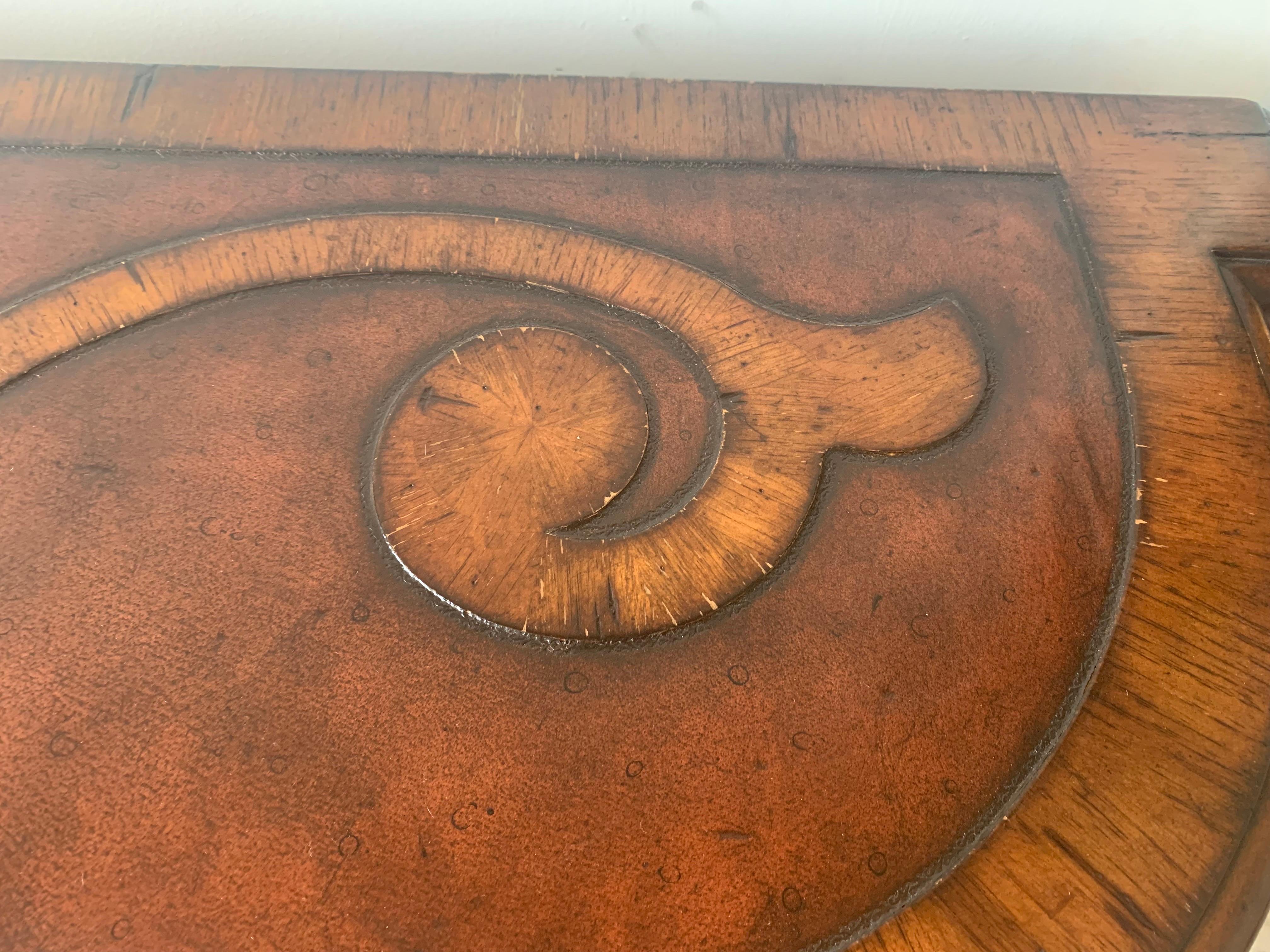 Theodore Alexander Leather Top Buffet at 1stDibs