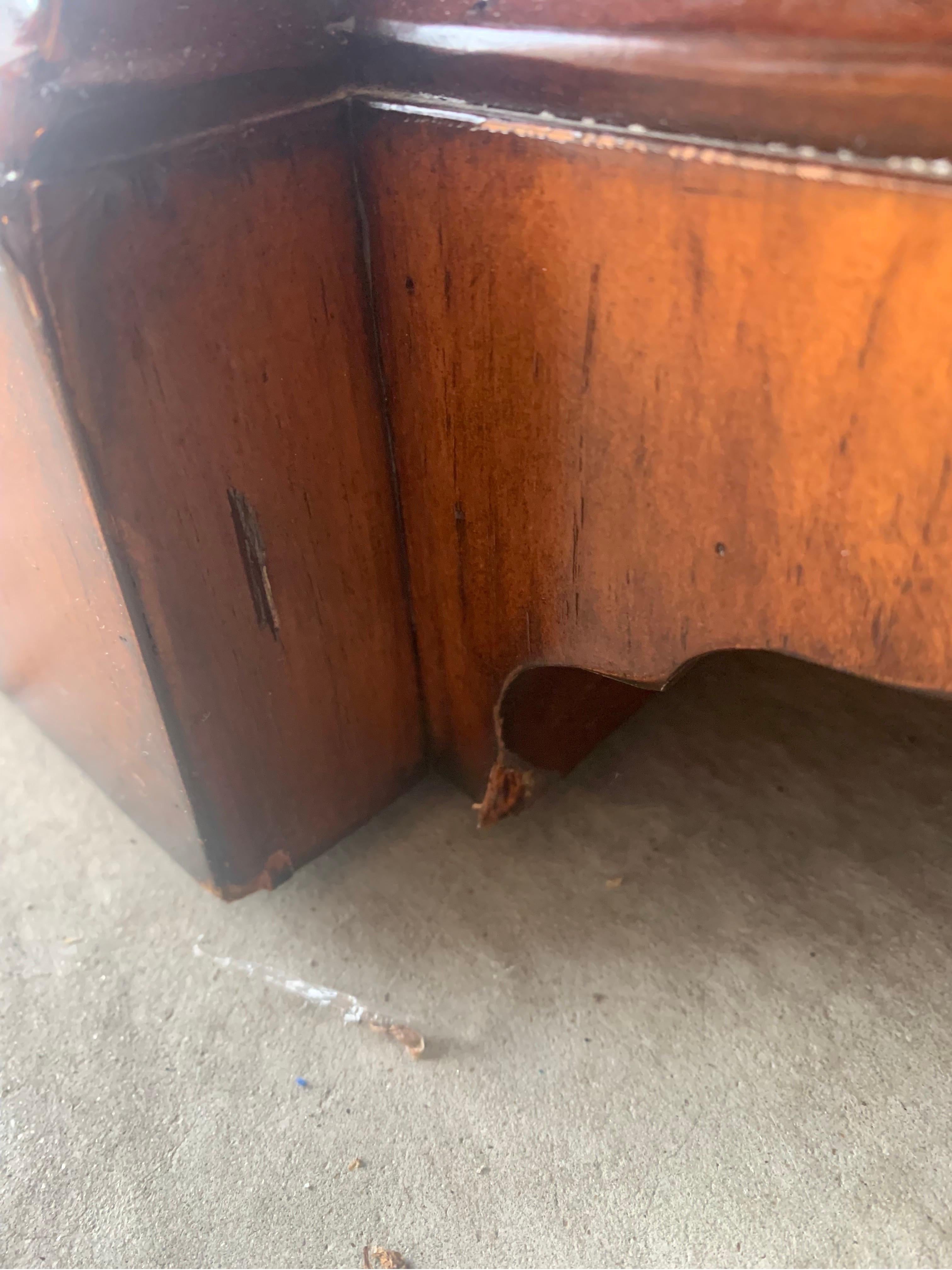 Theodore Alexander Leather Top Buffet at 1stDibs