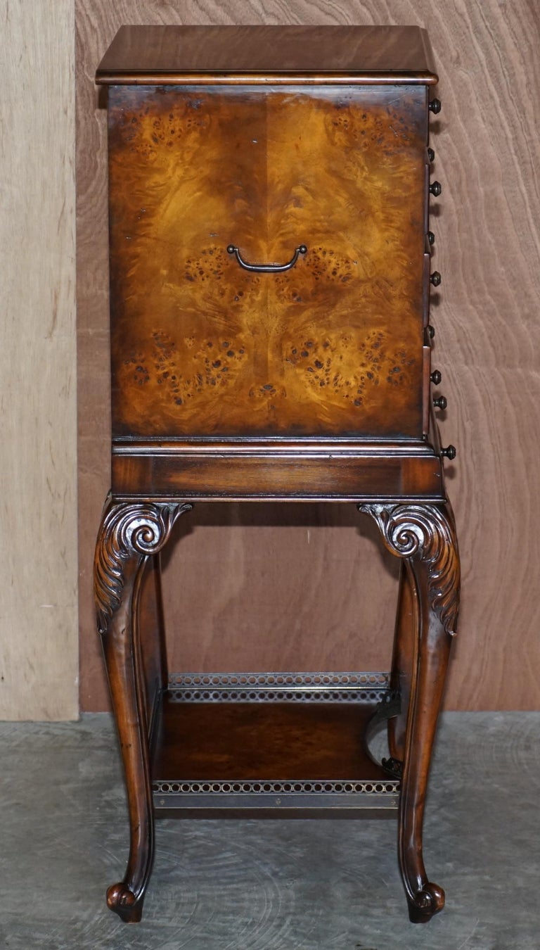 Theodore Alexander Military Campaign Chest of Drawers on Stand Brown ...