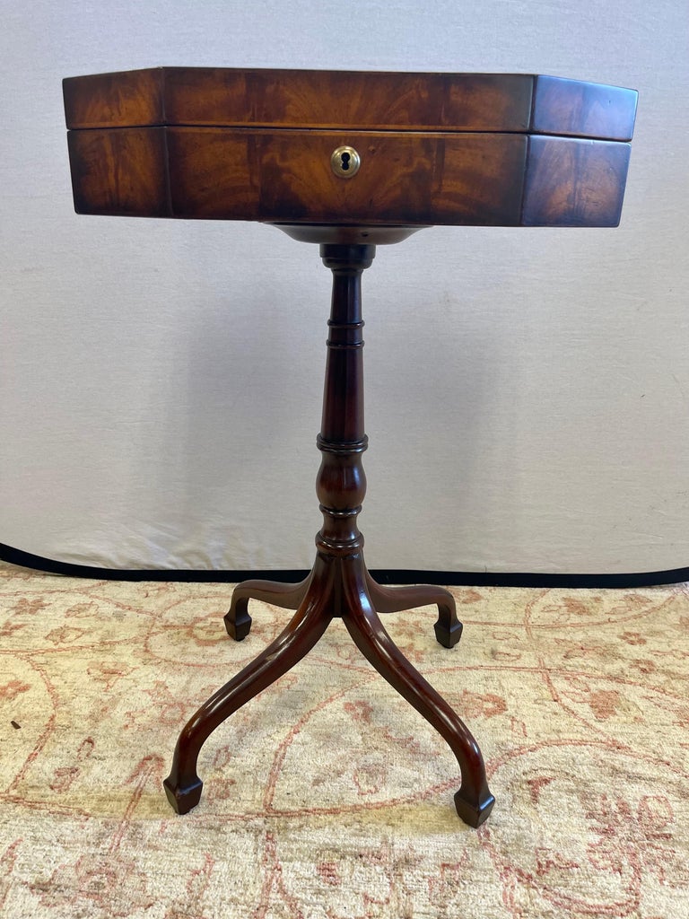 Theodore Alexander Signed Althorp Parquetry Work Box Writing Desk Table ...
