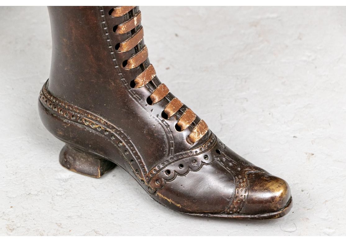 Theodore Alexander Tooled Leather Top Cocktail Table With Boot Form ...