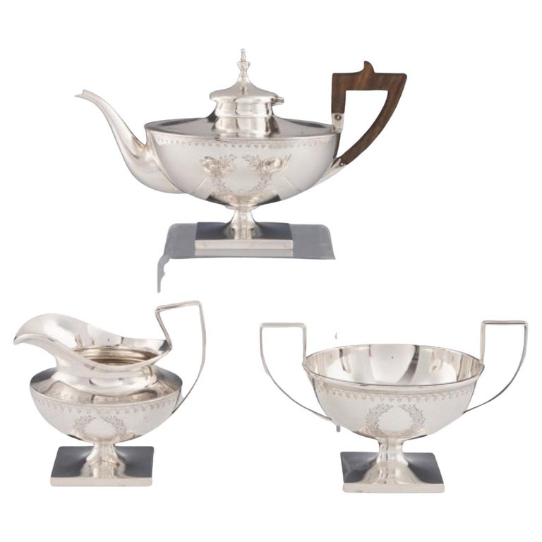 Theodore B Starr Sterling Silver Bachelors Tea Set, Circa 1900 at 1stDibs