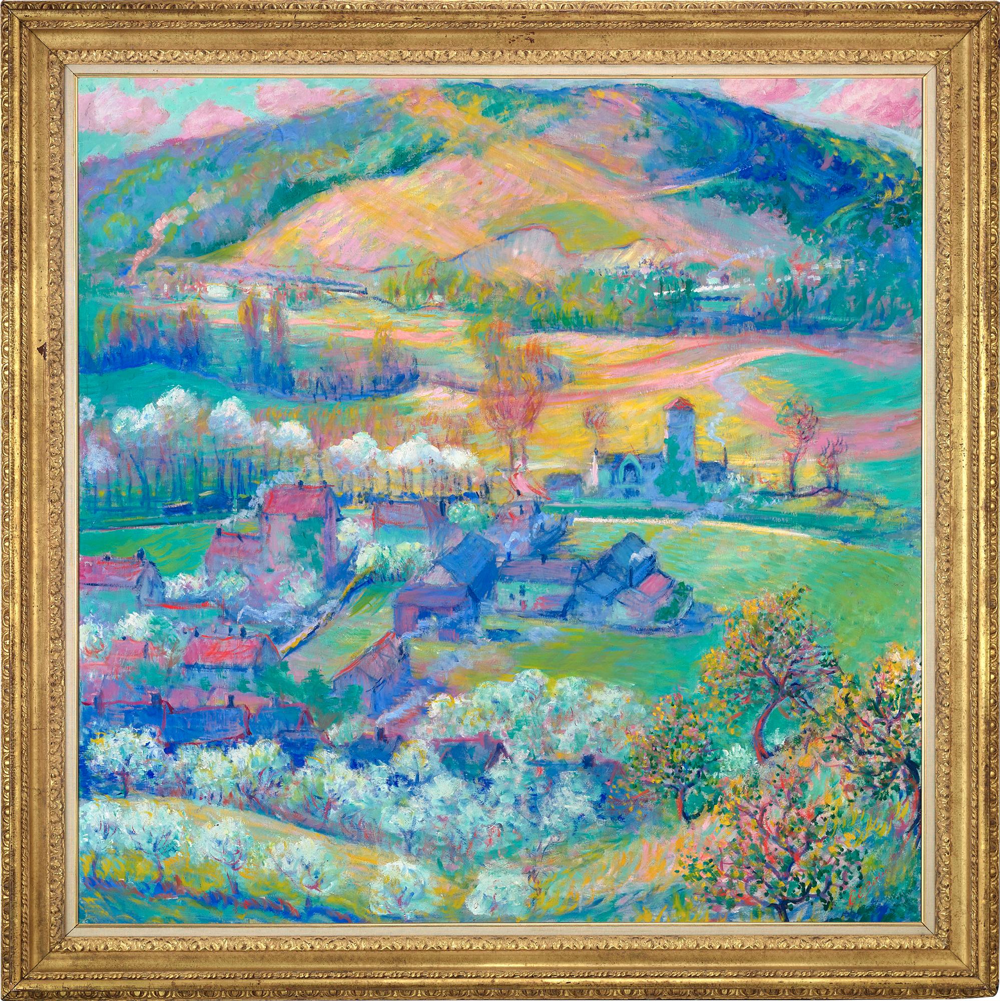 Theodore Earl Butler - Valley of the Seine, Giverney by Theodore Earl ...