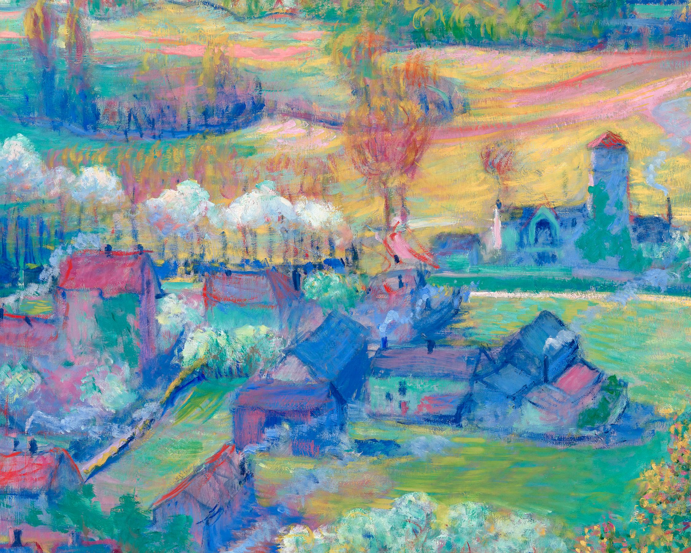 Theodore Earl Butler - Valley of the Seine, Giverney by Theodore Earl ...