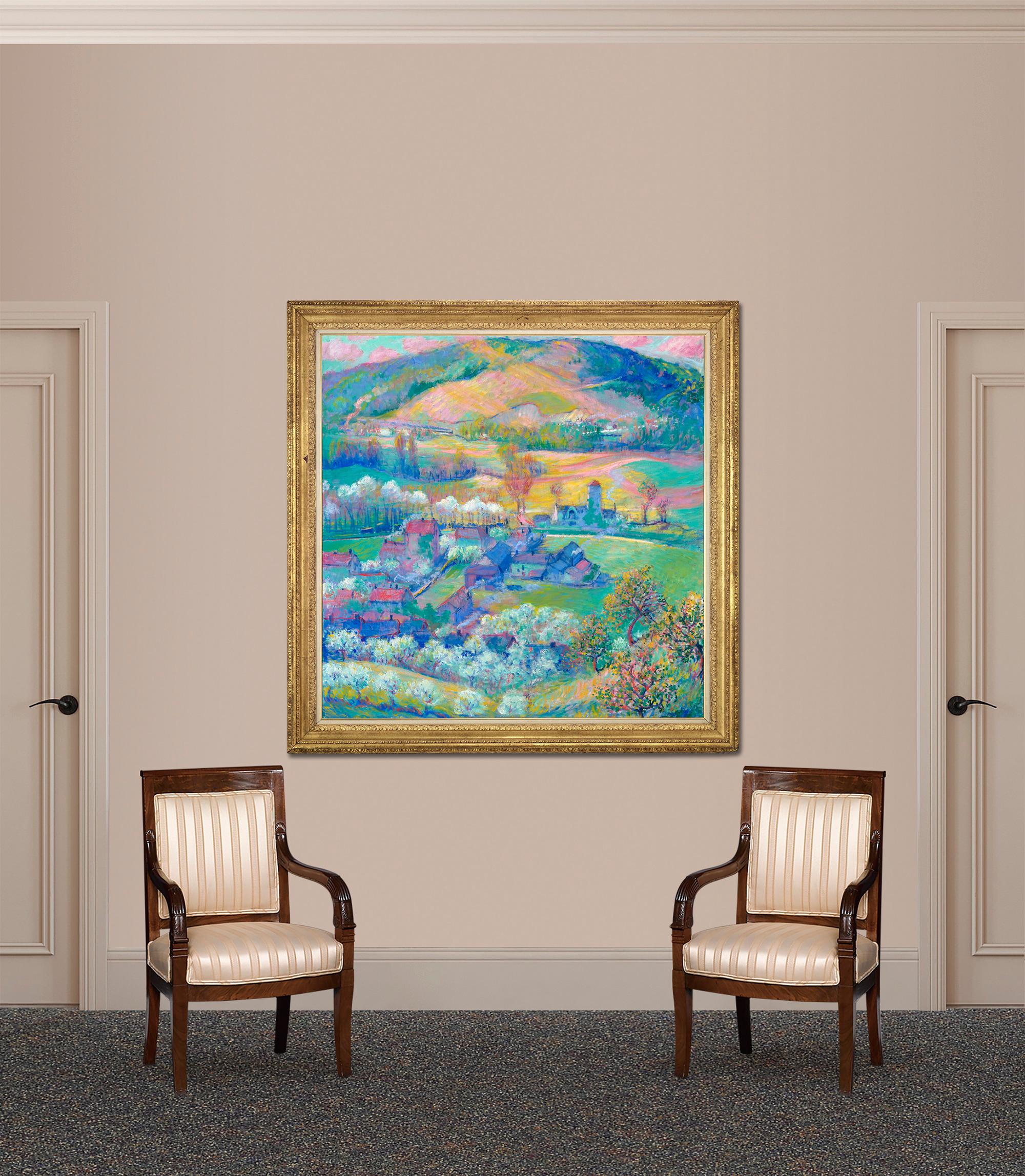 Theodore Earl Butler - Valley of the Seine, Giverney by Theodore Earl ...