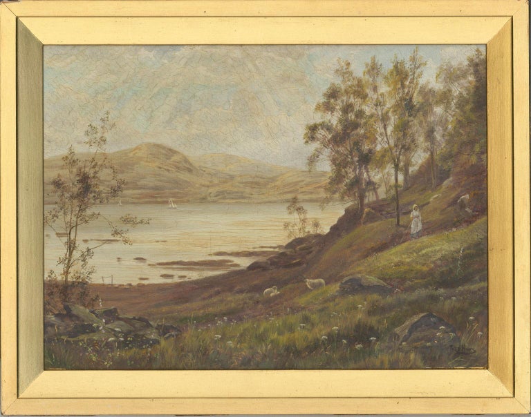Theodore Hines - Theodore Hines (fl.1880-1890) - Late 19th Century Oil ...
