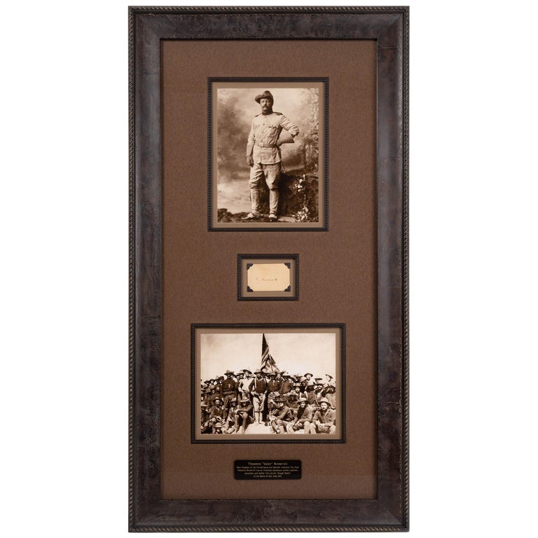 Theodore Roosevelt Signature Collage at 1stDibs | theodore roosevelt ...