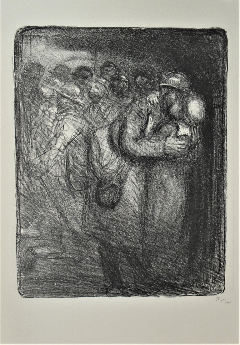 Théophile Alexandre Steinlen - l'Adieu (The Fairwell) For Sale at 1stDibs