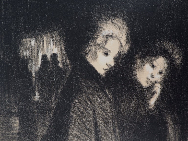 Théophile Alexandre Steinlen - Shopping in Paris - Lithograph (Les ...