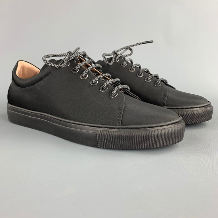 THEORY Size 8 Black Nylon Trainer Sneakers For Sale at 1stDibs