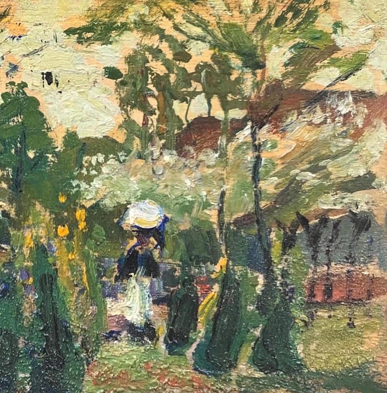 Theresa Bernstein - Figures by a Fountain by Theresa Bernstein ...