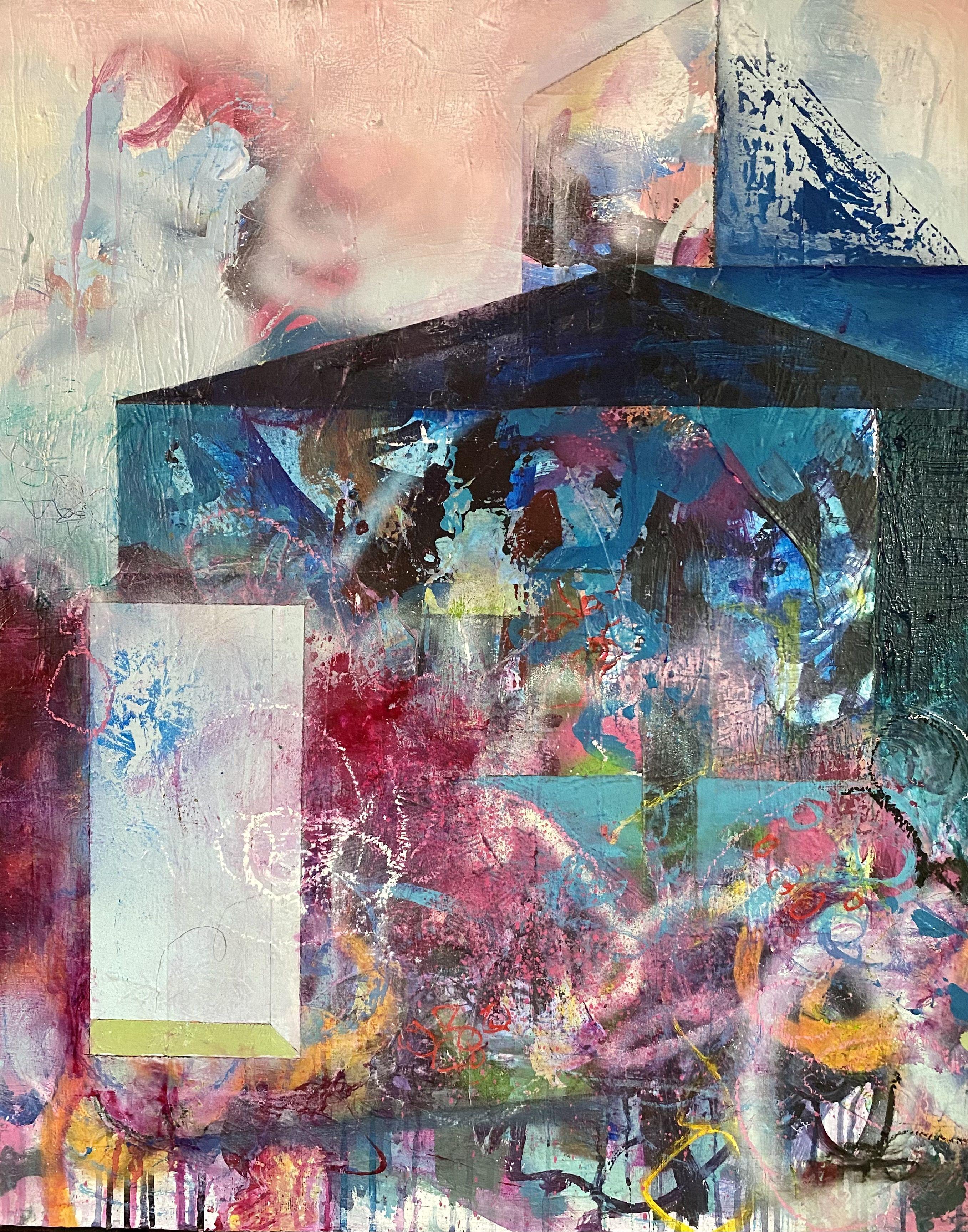 Theresa Vandenberg Donche - Yellow Volume, Painting, Acrylic on Canvas ...